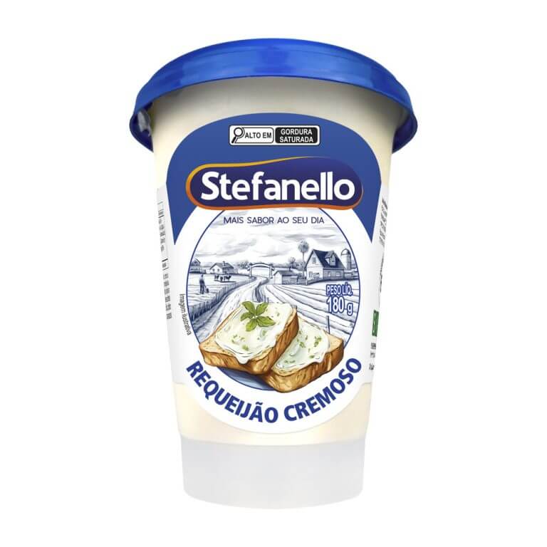 Requeijão Cremoso 180g – Laticínio Stefanello